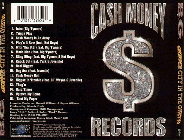 Chopper City In The Ghetto by B.G. (CD 1999 Cash Money Records) in New ...