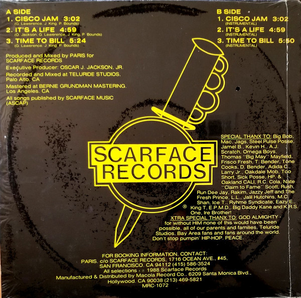A.T.C. (Macola Record Co., Scarface Records, Straight Black Records) in ...