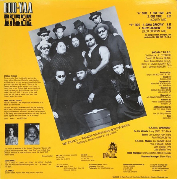 Coming Hard To America by Boo-Yaa Tribe (Vinyl 1988 Villain Records) in ...