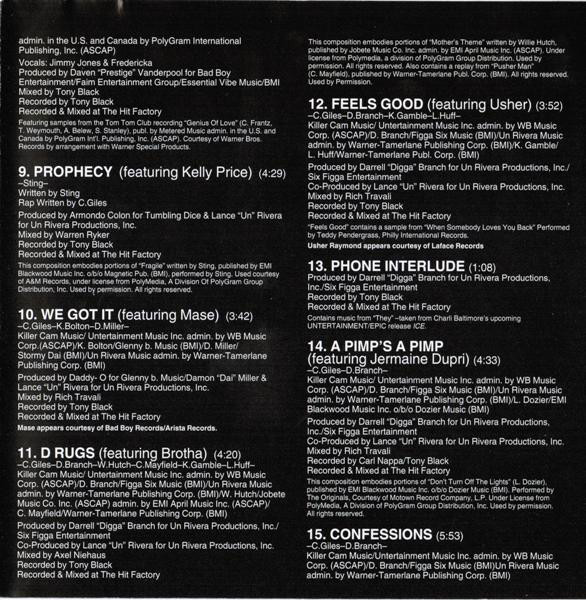 Confessions Of Fire by Cam'ron (CD 1998 Epic) in New York City | Rap ...