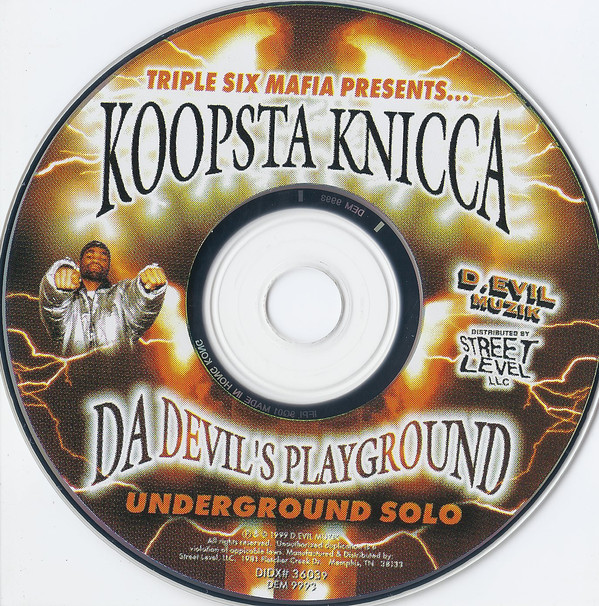 Da Devils Playground Underground Solo by Koopsta Knicca (CD 1999 D.Evil ...