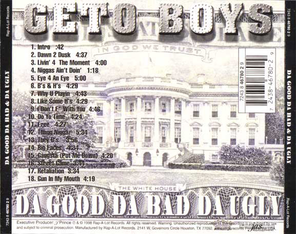 Da Good, Da Bad & Da Ugly by Geto Boys (CD 1998 Rap-A-Lot Records) in ...