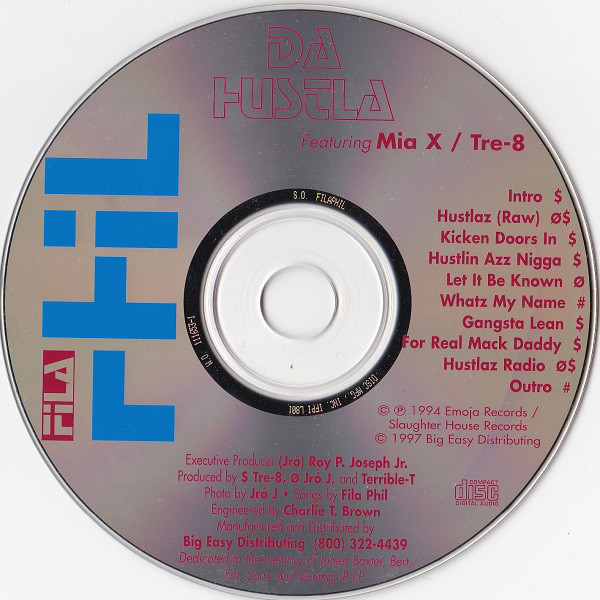 Da Hustla by Fila Phil (CD 1997 Emoja) in New Orleans | Rap - The Good ...
