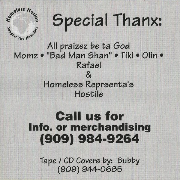 Da Sound Track by Homeless Nation (CD 1996 Homeless Records) in ...