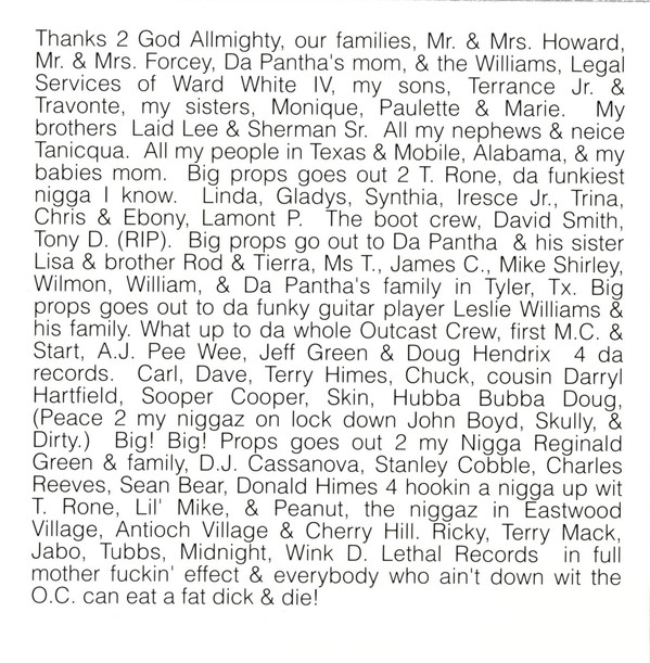 Death By Lethal's Injection by Lethal T And The Outcast (CD 1994 Lethal ...