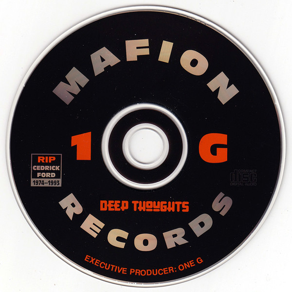 Deep Thoughts by One G (CD 1999 Mafion Records) in Dallas | Rap - The ...