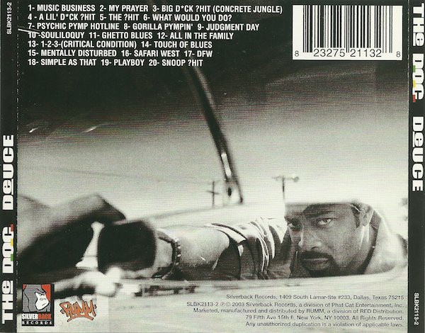 Deuce by The D.O.C. (CD 2003 Silverback Records) in Dallas | Rap - The ...