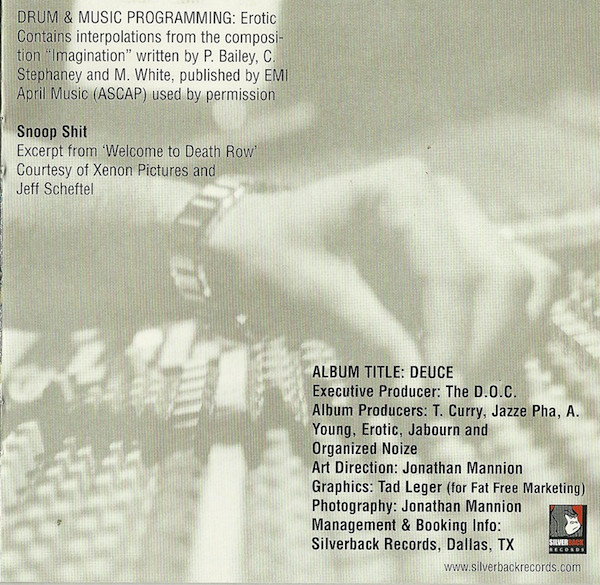 Deuce by The D.O.C. (CD 2003 Silverback Records) in Dallas | Rap - The ...