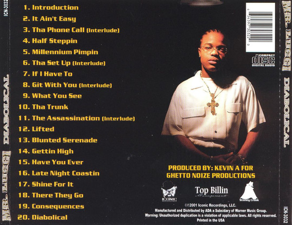 Diabolical by Mr. Lucci (CD 2001 Iconic Recordings) in Dallas | Rap ...