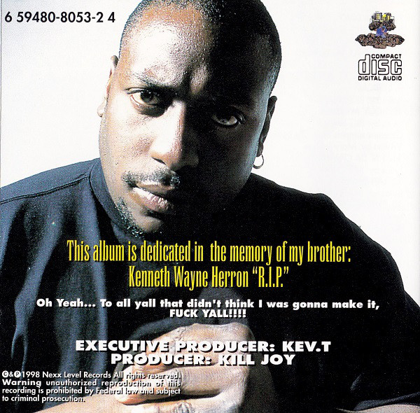 Doin Da Thang by Big Snake (CD 1998 Nexx Level Records) in Bakersfield ...