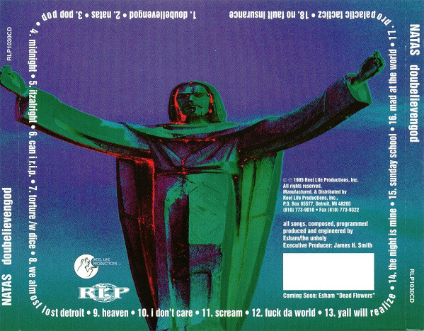 Doubelievengod by Natas (CD 1995 Reel Life Productions) in Detroit ...