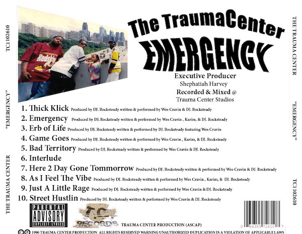 Emergency by The Trauma Center (CD 1996 Trauma Center Productions) in ...