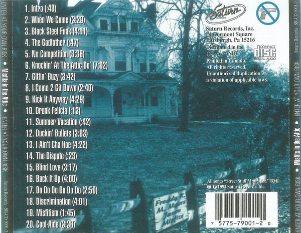 Misfits In The Attic (Saturn Records) in Pittsburgh | Rap - The Good Ol ...