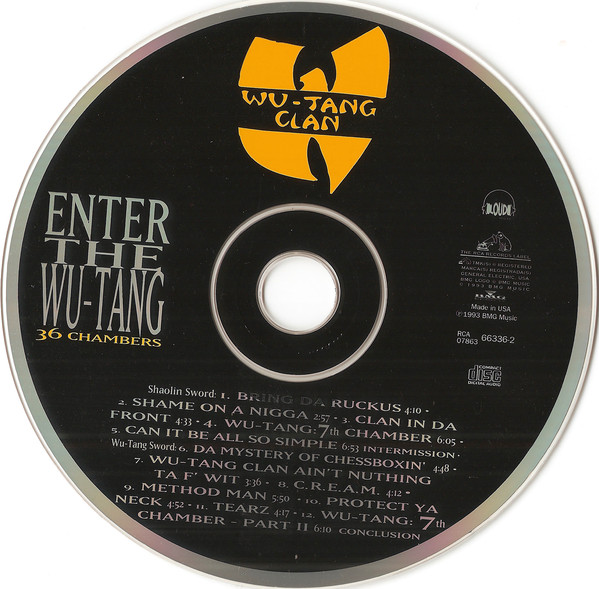 Enter The Wu-Tang 36 Chambers by Wu-Tang Clan (CD 1993 Loud Records) in ...