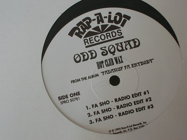 Fa Sho by Odd Squad (Vinyl 1994 Priority Records) in Houston | Rap ...