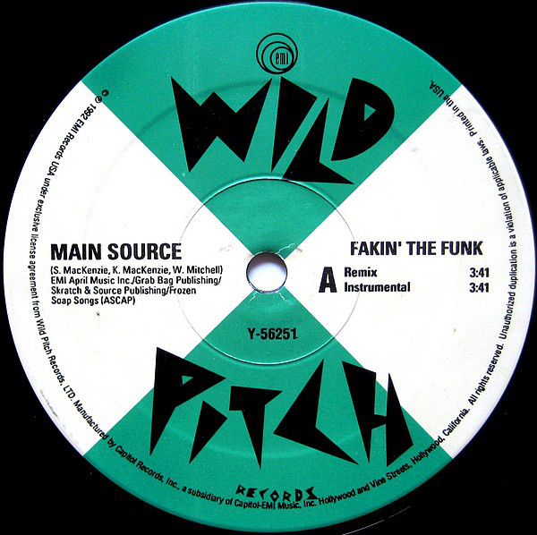 Fakin' The Funk by Main Source (Vinyl 1992 Wild Pitch Records) in New ...