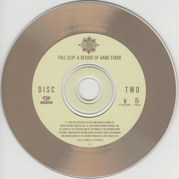 Full Clip: A Decade Of Gang Starr by Gang Starr (CD 1999 Cooltempo) in ...