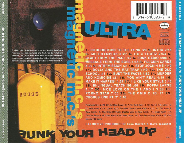 Funk Your Head Up by Ultramagnetic MC's (CD 1992 Mercury) in New York ...
