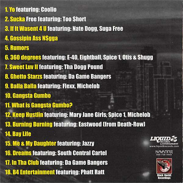 Gangsta Gumbo by Rappin'4-Tay (CD 2003 Liquid 8 Records) in San ...