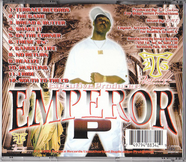 Gangsta Life by Emperor P (CD 1999 Terrace Records) in Seattle | Rap ...
