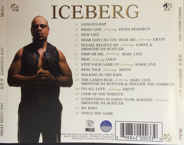 Gangsta Rap by Iceberg (CD 2006 Melee Entertainment) in South Central ...