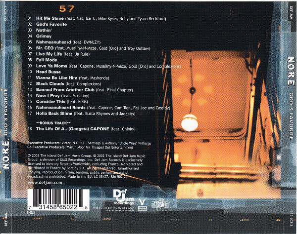 God's Favorite by N.O.R.E. (Noreaga) (CD 2002 Def Jam Recordings) in ...