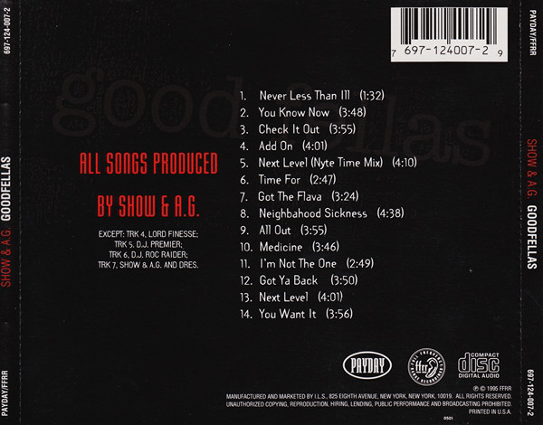 Showbiz & AG (D.I.T.C. Records, FFRR, London Records, Payday) in New ...