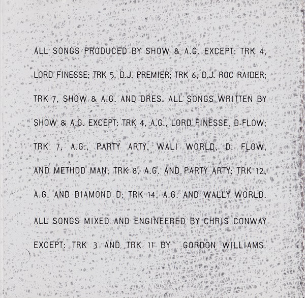 Showbiz & AG (D.I.T.C. Records, FFRR, London Records, Payday) in New ...