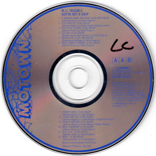 Gotta Get A Grip by MC Trouble (CD 1990 Motown) in Los Angeles | Rap ...