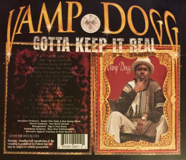 Gotta Keep It Real by Vamp Dogg (CD 1998 Pure Breed Records) in Denver ...