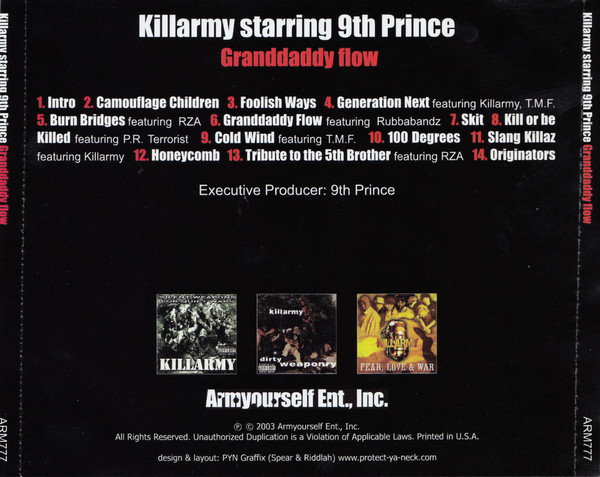 Granddaddy Flow by 9th Prince (CD 2003 Armyourself Ent., Inc.) in New ...