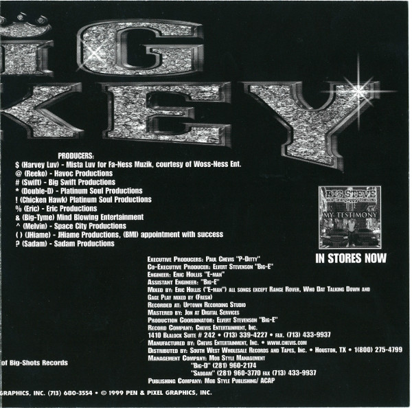 Hardest Pit In The Litter by Big Pokey (CD 1999 Chevis Entertainment ...