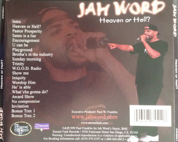 Heaven or Hell? by Jah Word (CD 1999 Eternal Funk Records) in San Diego ...