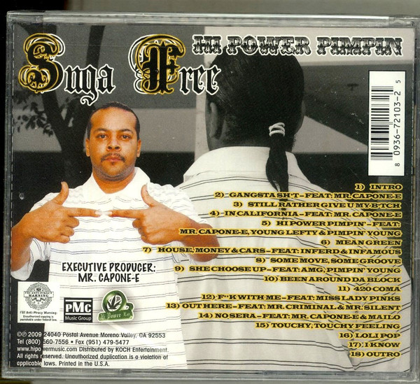 Hi Power Pimpin by Suga Free (CD 2009 Hi Power Entertainment) in Pomona ...