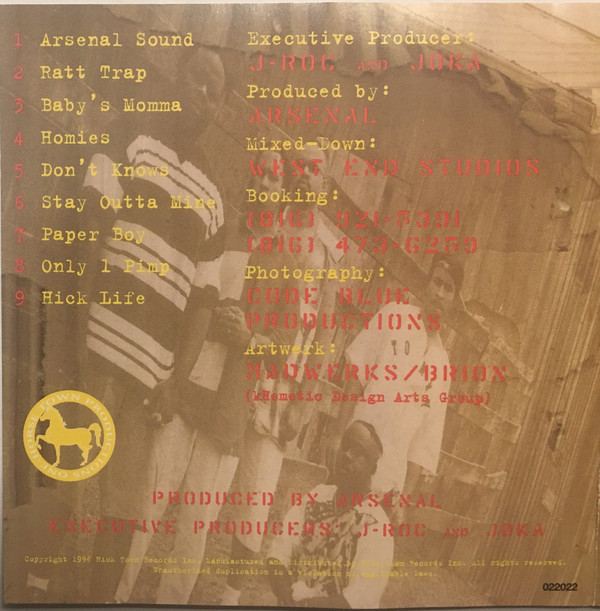 Hick Life by Arsenal (CD 1996 One-Horse Town Productions) in Kansas ...