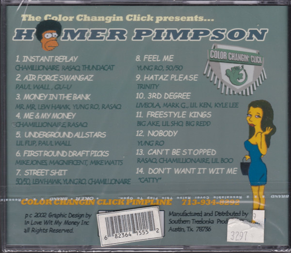 Homer Pimpson by The Color Changin Click (CDr 2002 Color Changin' Click ...