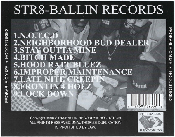 Hood Stories by Probable Cauze (CD 1996 Str8 Ballin Records) in Akron ...