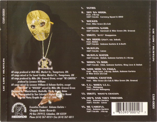 Hustlin' by Lil' Los (CD 1998 Choppin Game Records) in Youngstown | Rap ...