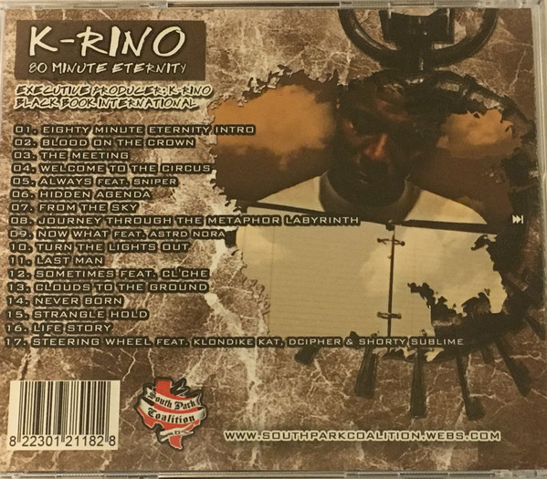 80 Minute Eternity by K-Rino (CD 2012 Black Book International) in ...