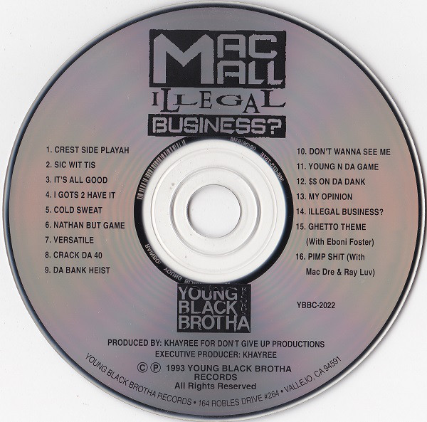 Mac Dre (Romp Records, Strictly Business Records, Thizz Ent., Thizz ...