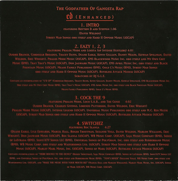 Impact Of A Legend by Eazy-E (CD 2002 Ruthless Records) in Compton ...