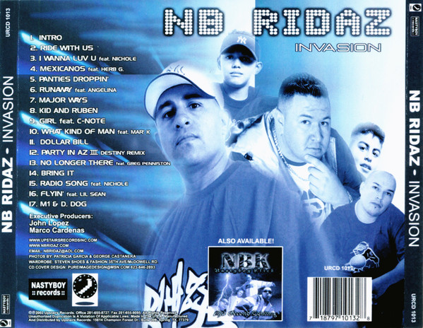 Invasion by NB Ridaz (CD 2001 Nastyboy Records) in Phoenix | Rap - The ...