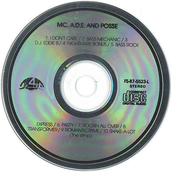 Just Sumthin To Do by MC A.D.E. And Posse (CD 1987 4 Sight Records) in ...
