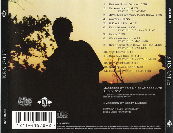 KRS-One by KRS-One (CD 1995 Jive) in New York City | Rap - The Good Ol'Dayz