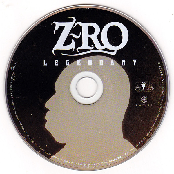 Legendary by Z-Ro (CD 2016 One Deep Entertainment) in Missouri City ...