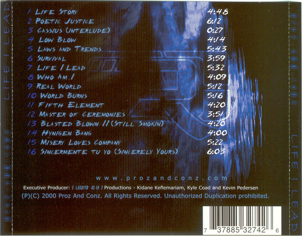 Life I Lead by Proz And Conz (CD 2000 Proz And Conz) in Portland | Rap ...
