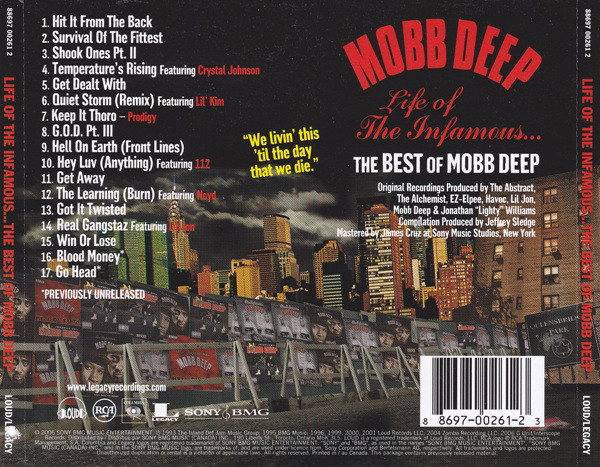 Life Of The Infamous... The Best Of Mobb Deep by Mobb Deep (CD 2006 ...