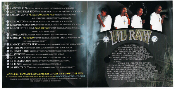 Livin Raw by Lil Raw (CD 2000 D&D Records) in Milwaukee | Rap - The ...