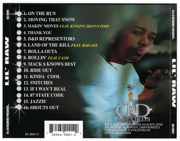 Livin Raw by Lil Raw (CD 2000 D&D Records) in Milwaukee | Rap - The ...