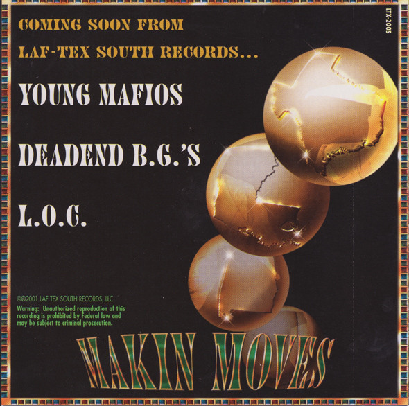 Makin Moves by T-Pop Da I-10 Juggla (CD 2001 Laf-Tex South Records) in ...